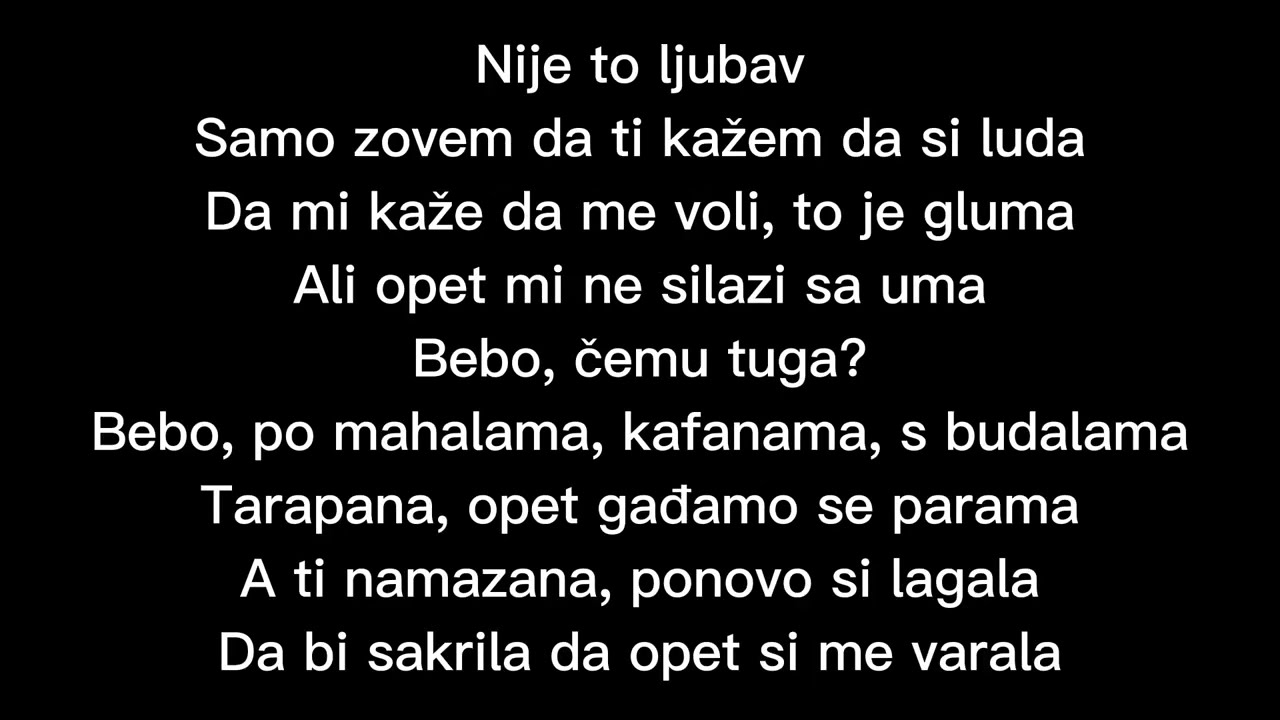 Voyage & Ceca - Muskarcina (TEKST/LYRICS) - Guns N Roses