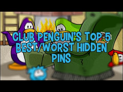 Club Penguin's Top 5 Best/Worst Hidden Pins