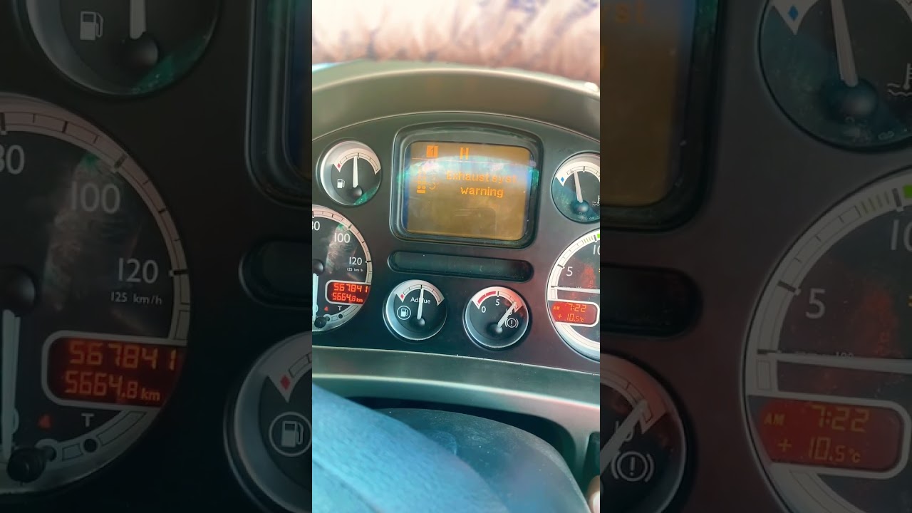 Daf exhaust system warning problem solution part 1