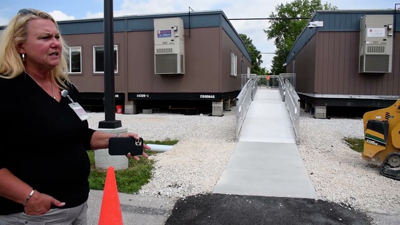 Washington Elementary modular classrooms