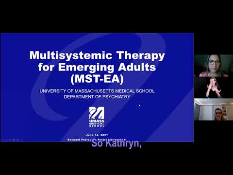 Multisystemic Therapy for Emerging Adults (MST-EA)