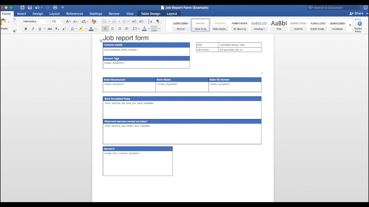Use ServiceM8 Custom Fields to autofill your ServiceM8 Document templates