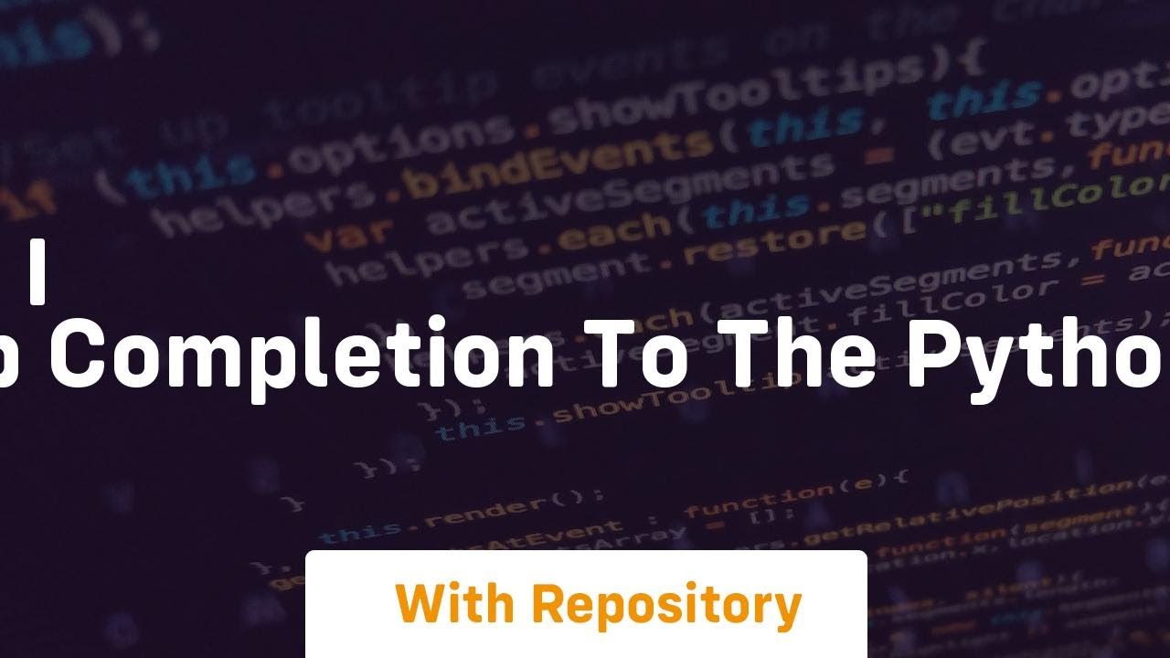 How do I add tab completion to the Python shell