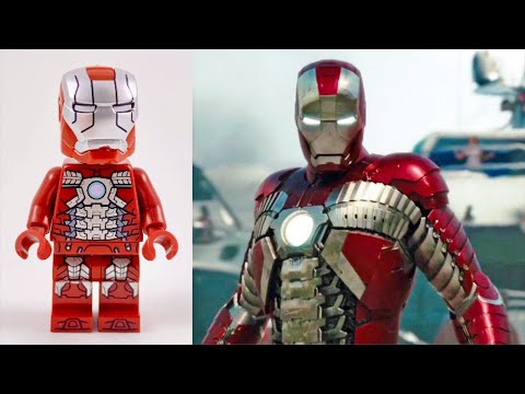 All LEGO IRON Man Minifigure Suits VS Movie SUITS