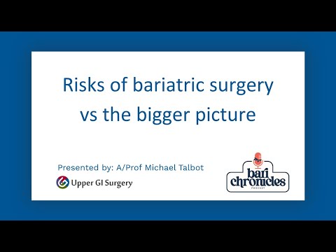 Risks of Weight Loss Surgery vs The Bigger Picture - with A/Prof Michael Talbot