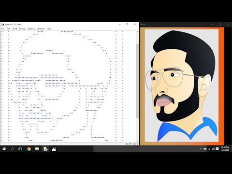 Create an image using asterisks “*" in Python and OpenCV - Image Processing - Programming Concepts