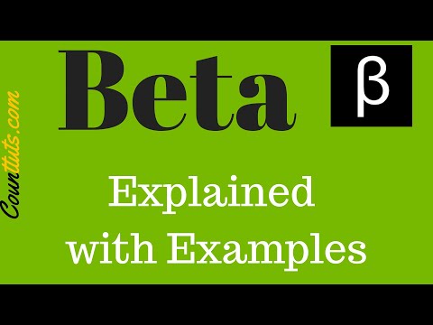 Beta Coefficient | Explained with Examples