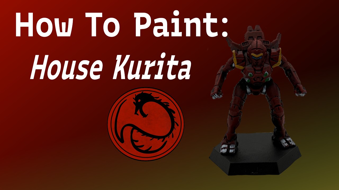 How to Paint: Battletech House Kurita or Draconis Combine