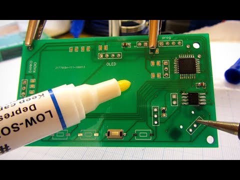 Soldering SMD components and integrated circuits (SOIC, TQPF) - Mustool MT233