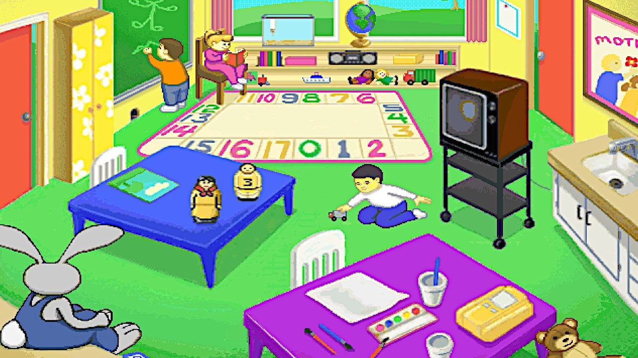 JumpStart Kindergarten [1994] (PC) Playthrough