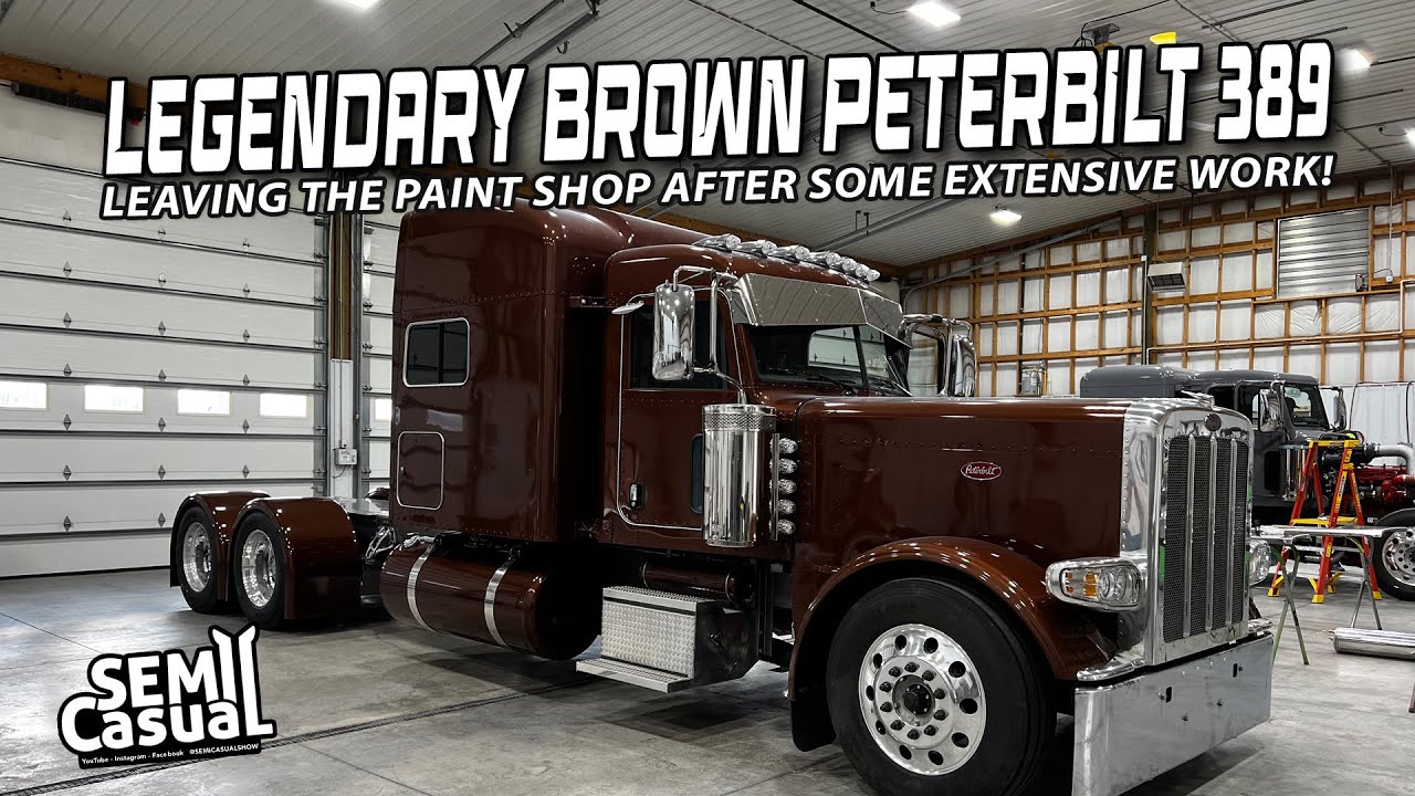 Huge paint upgrade on this Peterbilt 389