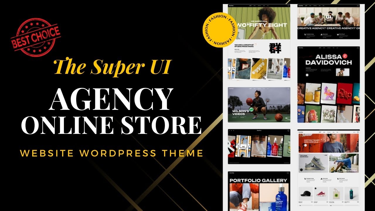 Building a Modern UI Creative Website with EverHue (eCommerce Ready) | Creative Agencies & Stores