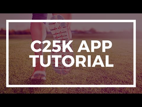 C25k - Couch2 5K - App Tutorial