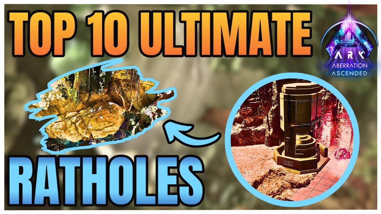 TOP 10 Aberration Ratholes You MUST USE, Hidden Base Locations & RATHOLES | Ark Survival Ascended