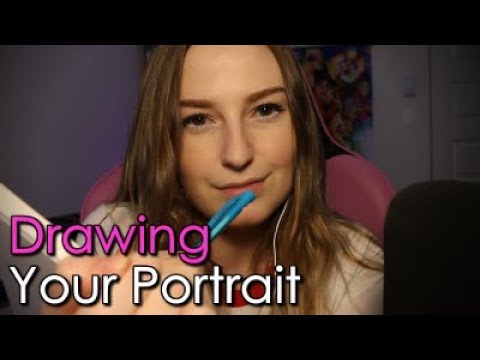ASMR Drawing Your Portrait For My Art Project (Whispered Roleplay)