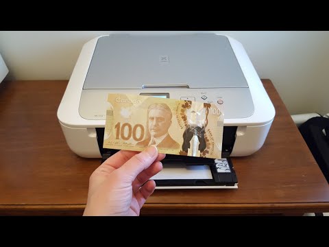 WHAT HAPPENS IF YOU PHOTOCOPY $100 BILL * CANADIAN VERSION *