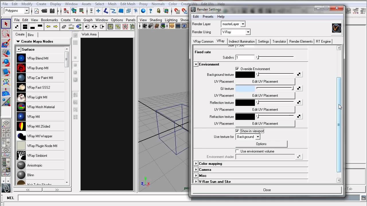 Vray For Maya Introduction Part 1