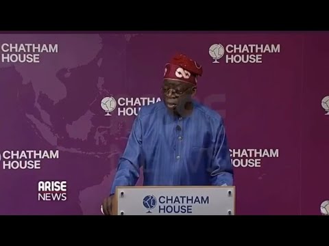 Gaffe Prone Tinubu Goofs Again at Chatham House, Fails To Pronounce Elementary Word