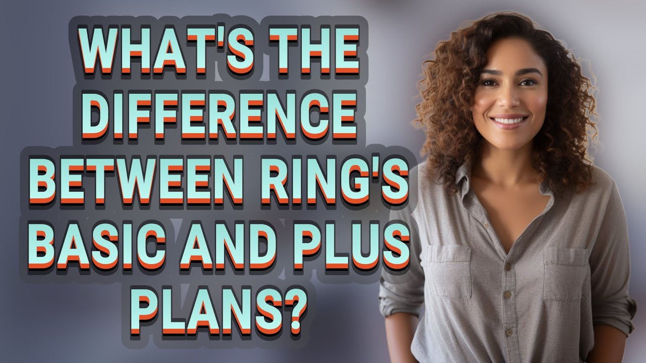 What's the difference between Ring's basic and plus plans?