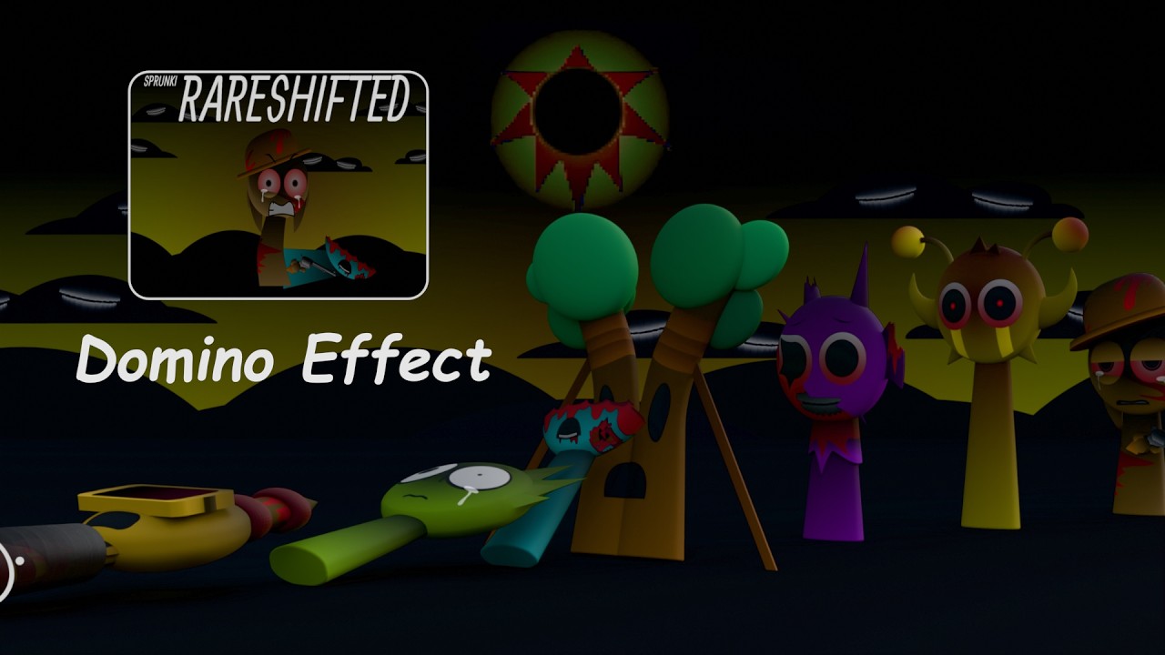 Sprunki - Rareshifted! but it's Domino Effect