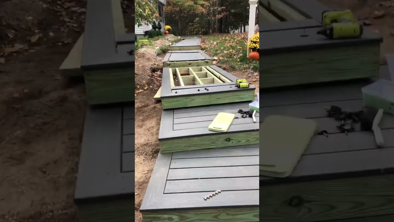 Trex Deck Front Walkway Steps