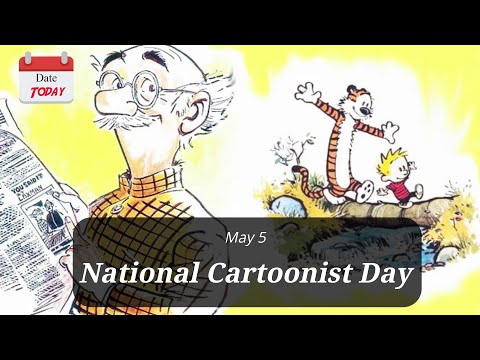 Date Today : 5 May - National Cartoonist Day 2022 | On this day | Know this day