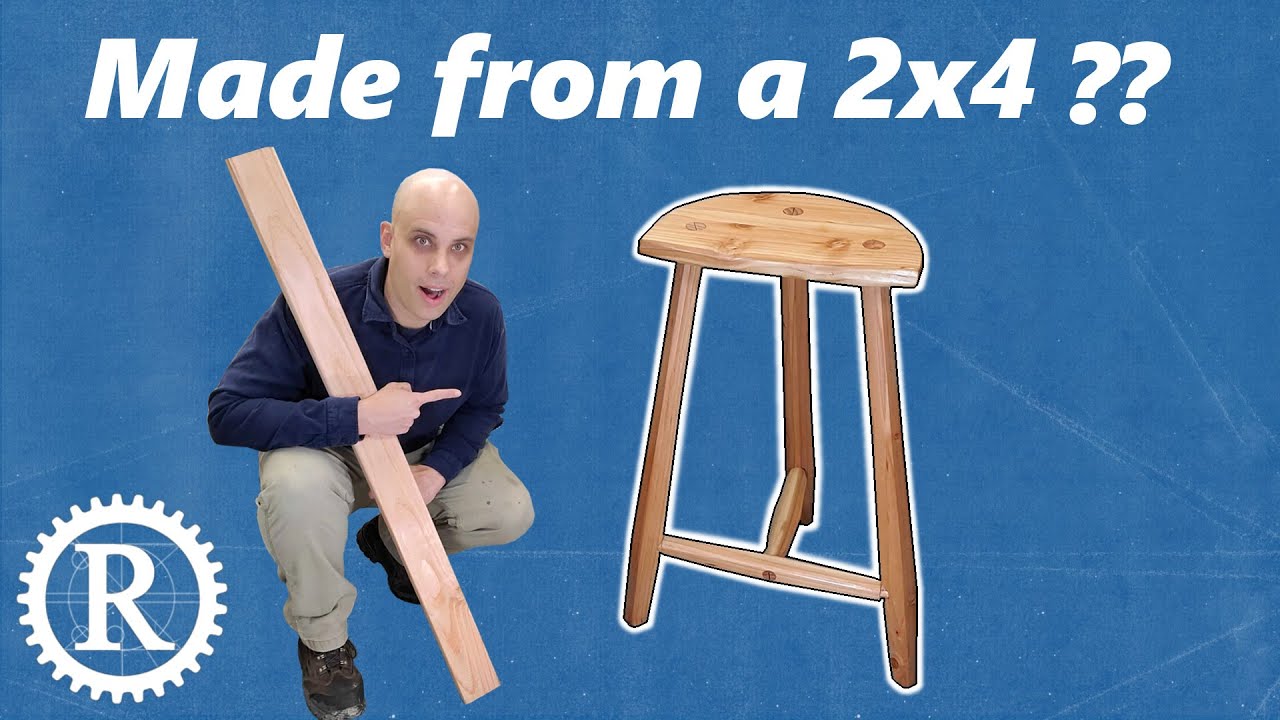 Make this modern stool for UNDER $5!