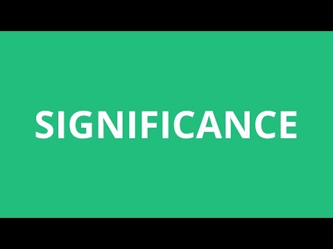How To Pronounce Significance - Pronunciation Academy