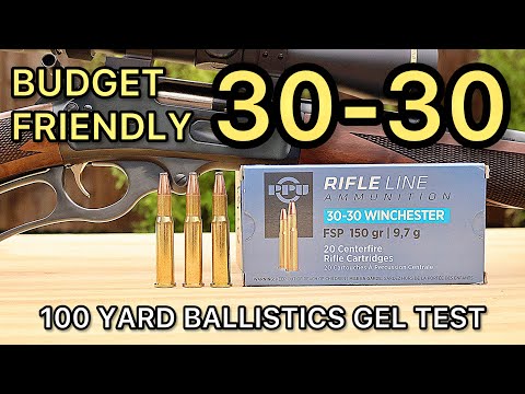 30-30 Winchester Prvi Partizan PPU 150gr Ballistics Gel Ammo Test