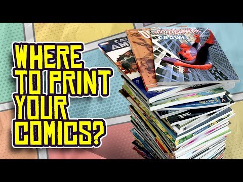 Where to Print Your COMIC BOOKS and GRAPHIC NOVELS?