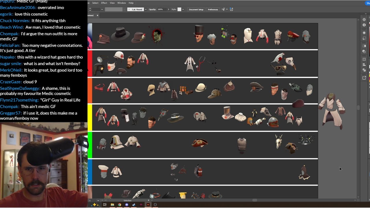 TF2: The Official Medic Cosmetics Tier List
