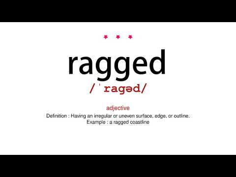 How to pronounce ragged - Vocab Today