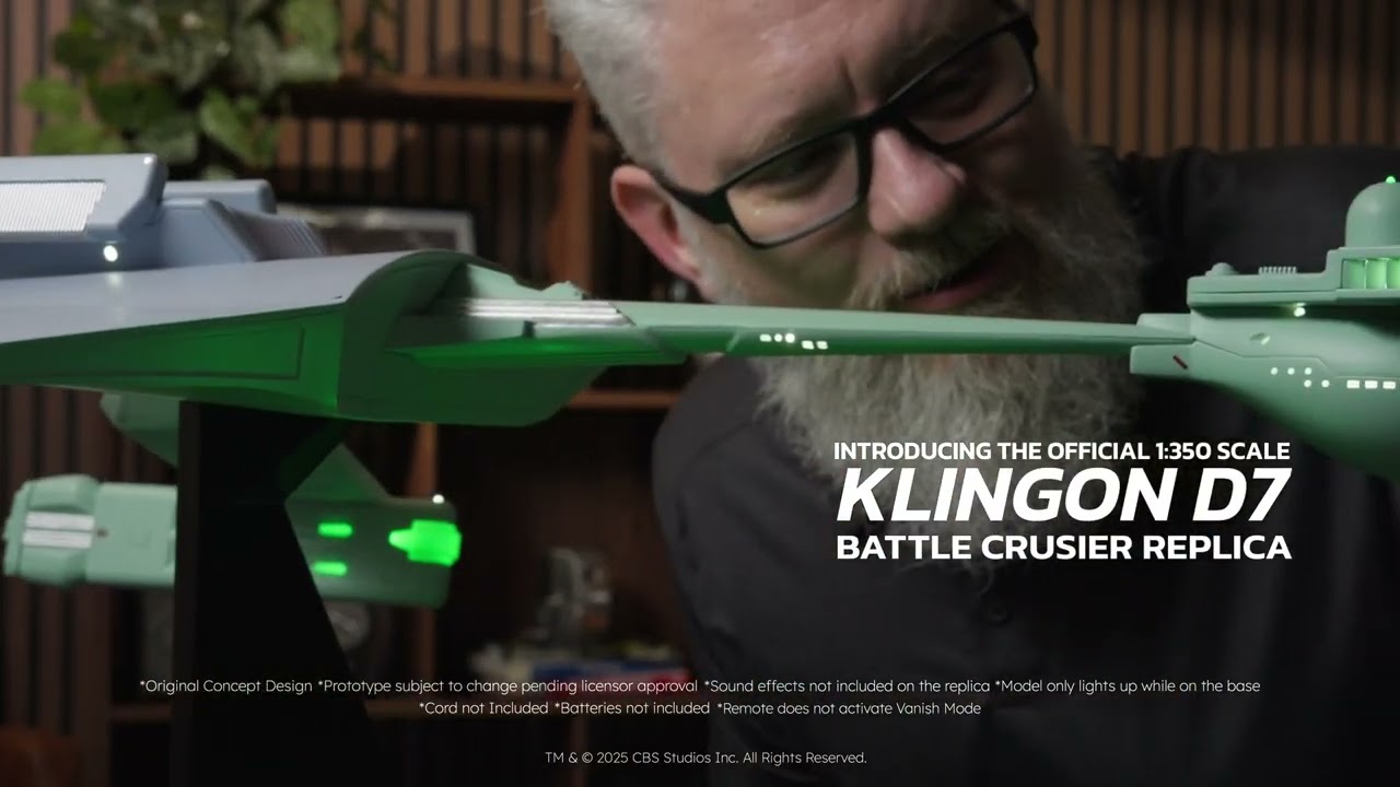 1:350 STAR TREK™ KLINGON D7 Battle Cruiser Campaign Video