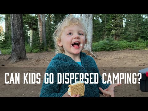Dispersed camping with a toddler for the first time at a gorgeous mountain lake in Central Oregon