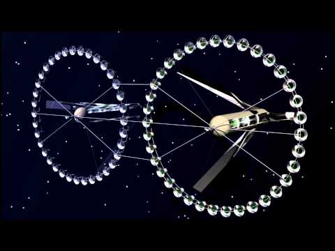 Animation of an Island 3 space colony | Space-for-All at HobbySpace