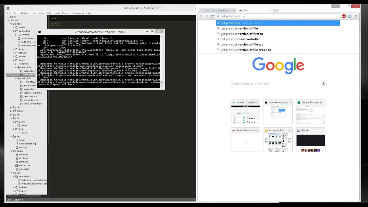 Ruby on Rails Todo App