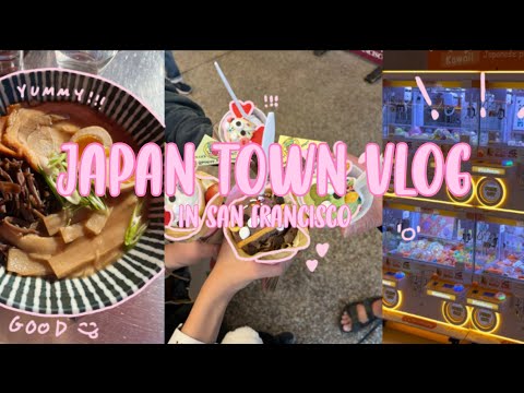 JAPAN TOWN VLOG IN SAN FRANCISCO πΈ I Faceless vlog, Getting ramen, eating crepes, and shopping ποΈ