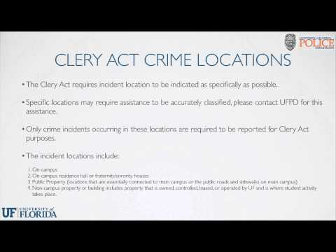 Campus Security Authority (CSA) Responsibilities at UF