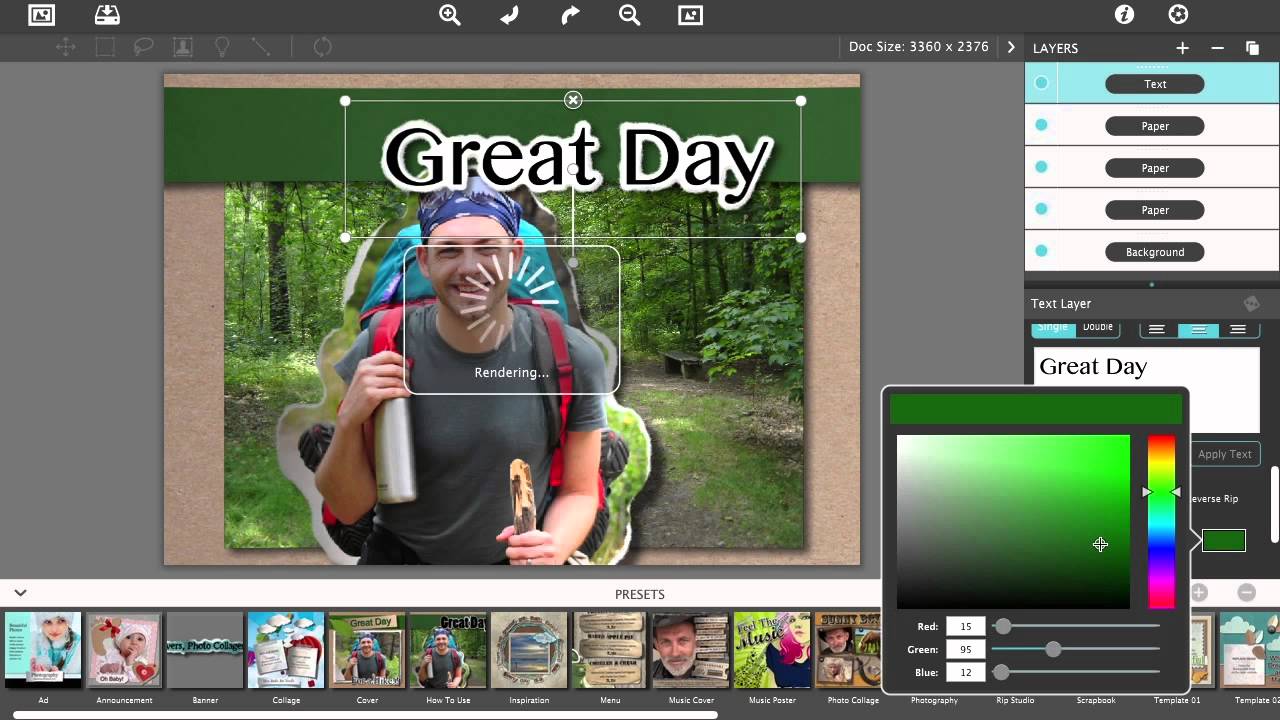 Rip Studio - Add Text