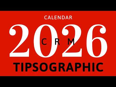 [FREE] Excel / Google Sheets CRM Calendar Template 2026