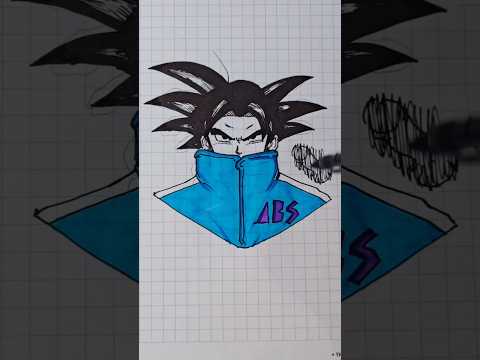 Como dibujar a goku!! #drawing #aprendiendoadibujar #goku #dragonball