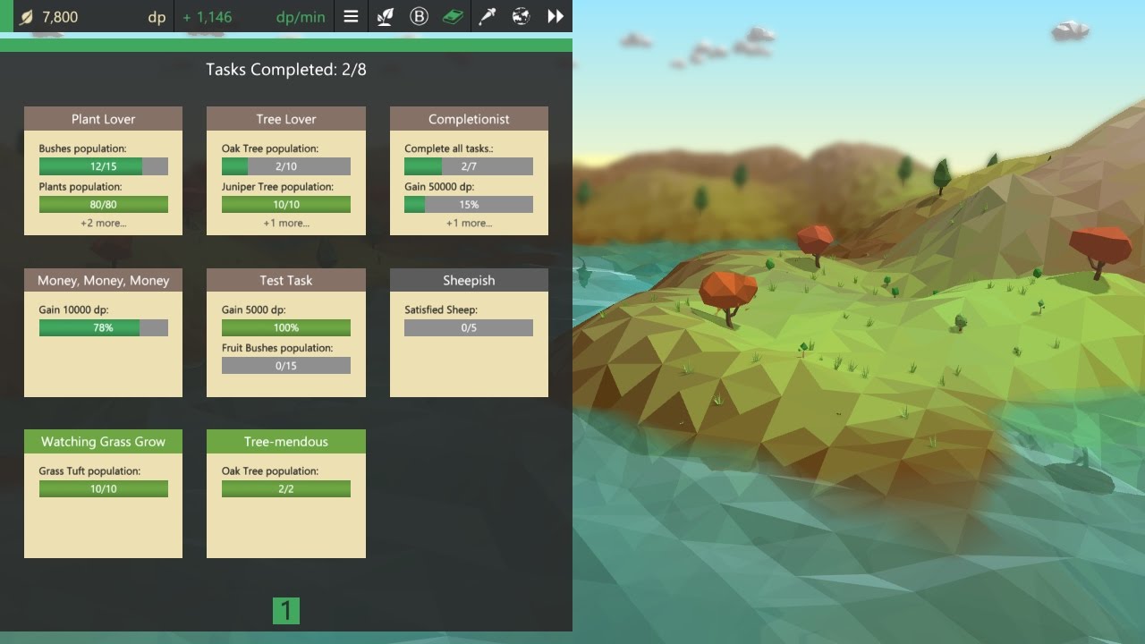 Equilinox - Java Game Devlog 18: Task UI