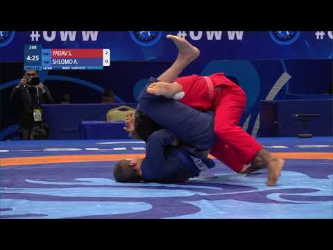 1/4 Men's GP Gi - 62 kg: S. YADAV (IND) v. A. SHLOMO (ISR)