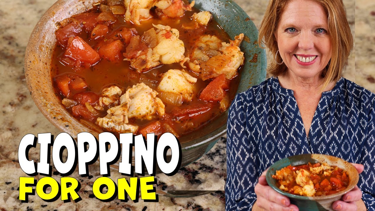 Cioppino Fish Stew - Cooking for One