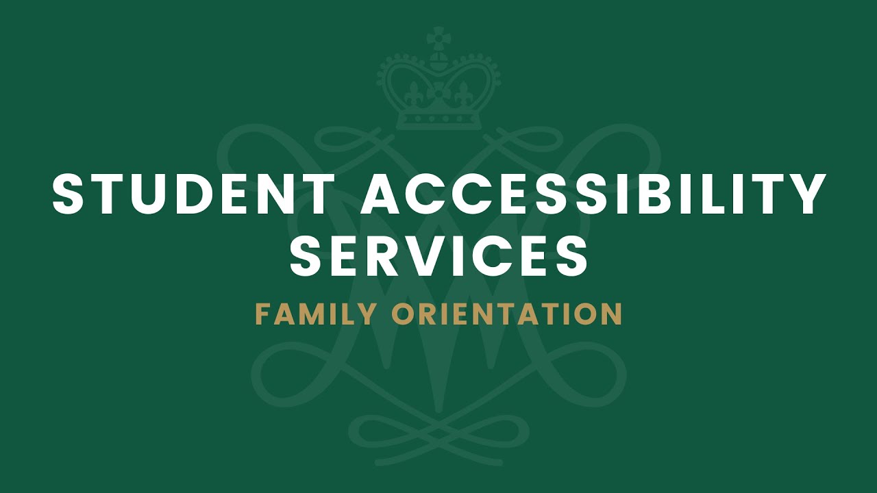 Student Accessibility Services - Fall '25