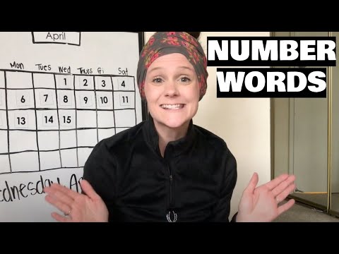 MATCHING NUMBER WORDS!