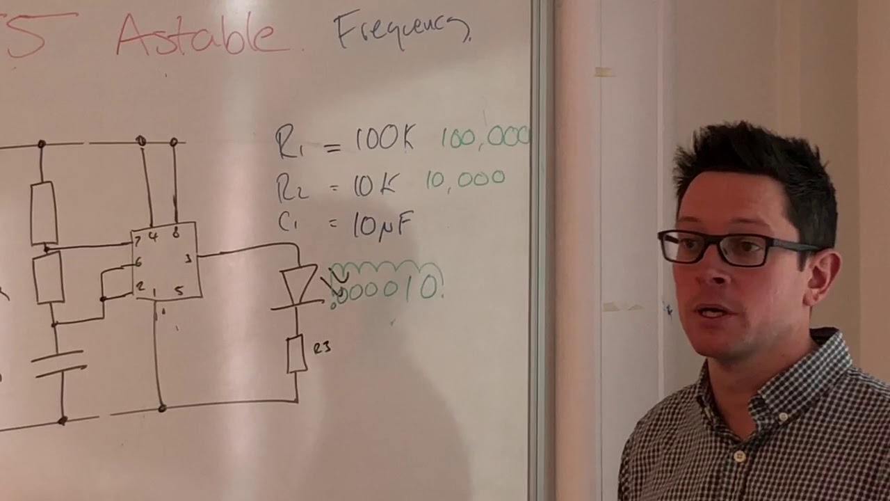 GCSE Revision: 555 Astable Frequency Calculation Calc