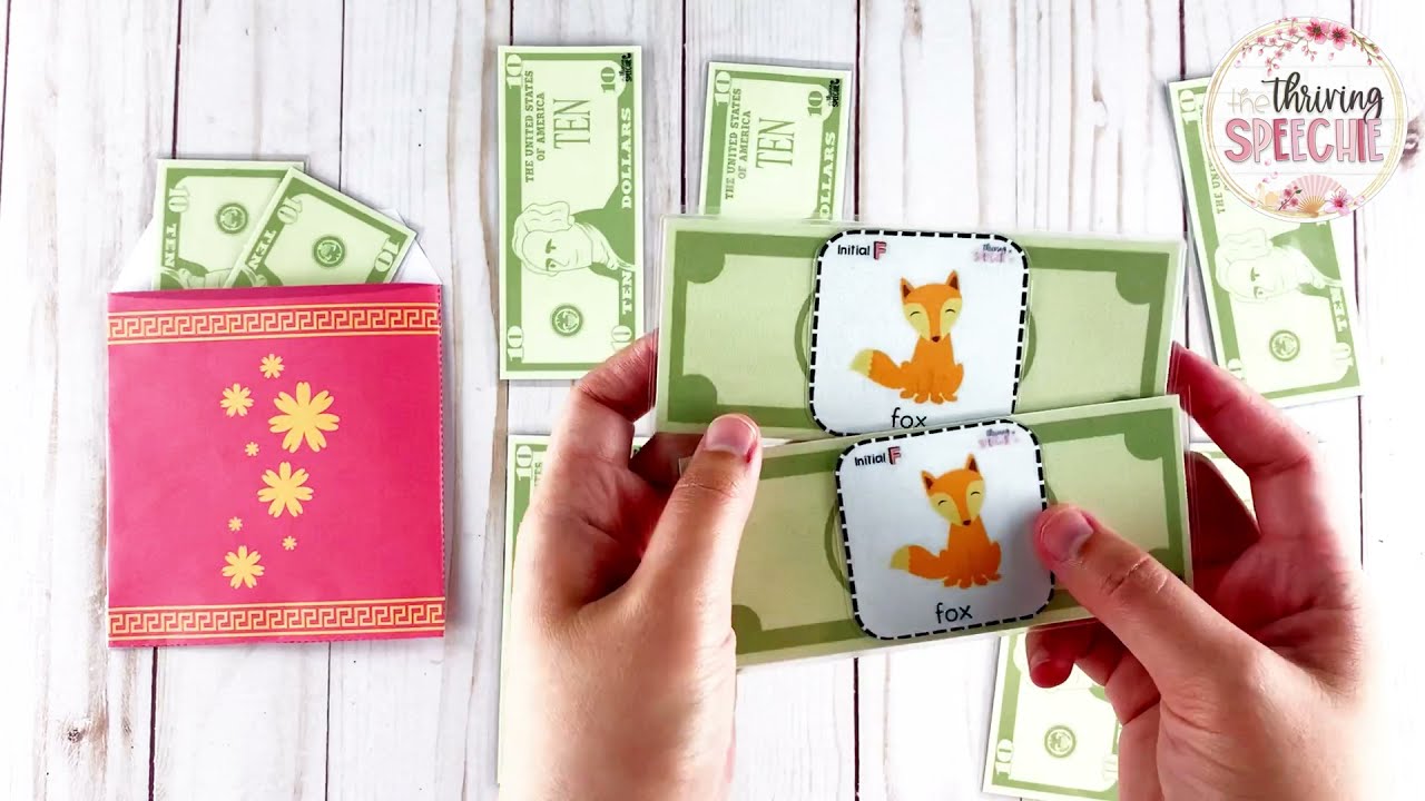 Articulation Activity – Red Packet Memory Game for Chinese New Year