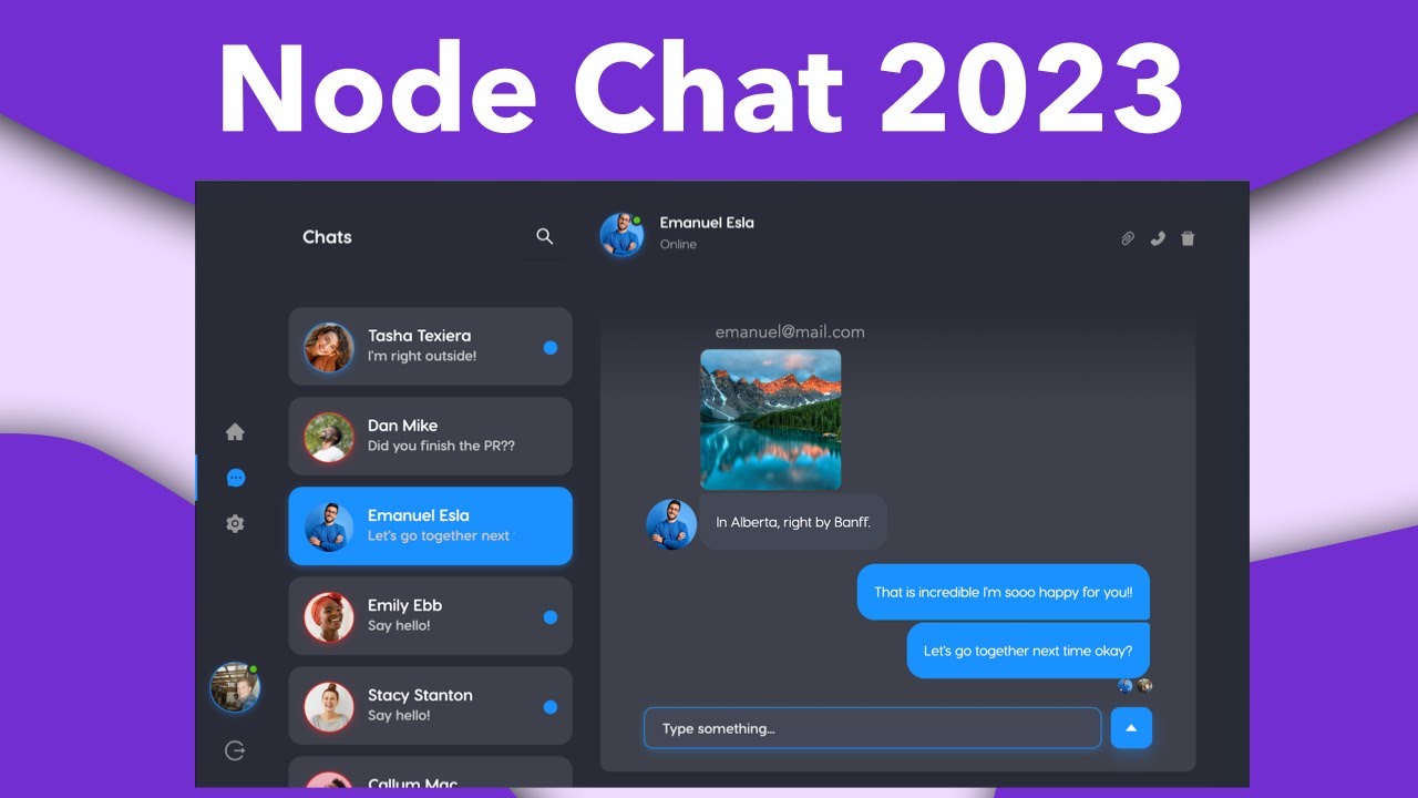 NodeJS Realtime Chat: Build a FULL-STACK app in 27 Minutes! (Best UI 🤩)