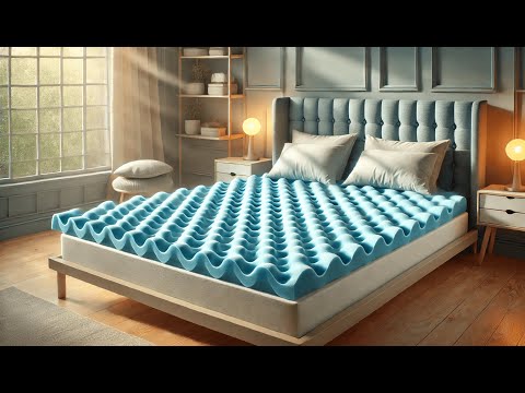๐๏ธ Foam Global Airflow Foam Mattress Topper, Egg Crate Foam Pad | Best King Size Egg Crate ๐๏ธ